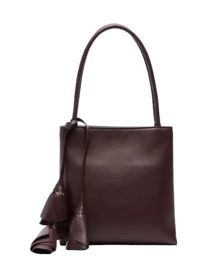 Magda Butrym Julia Leather Shoulder Bag - Black