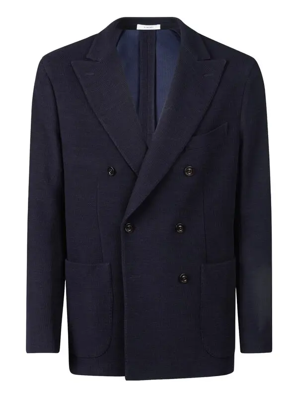 Boglioli Double-breasted Buttoned Blazer - Black