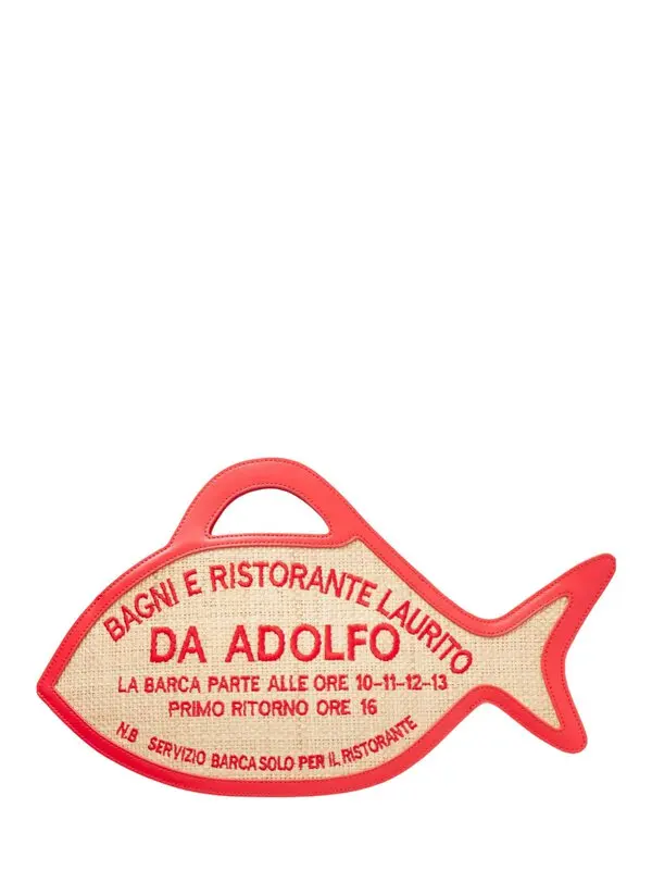 Staud Fish-shaped Bag - Nude