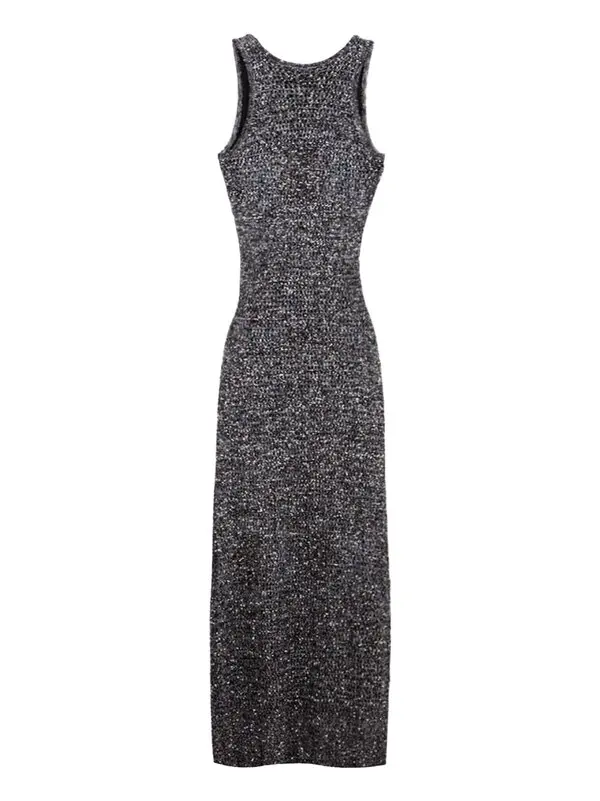 Missoni Sleeveless Round Neck Maxi Dress - Black