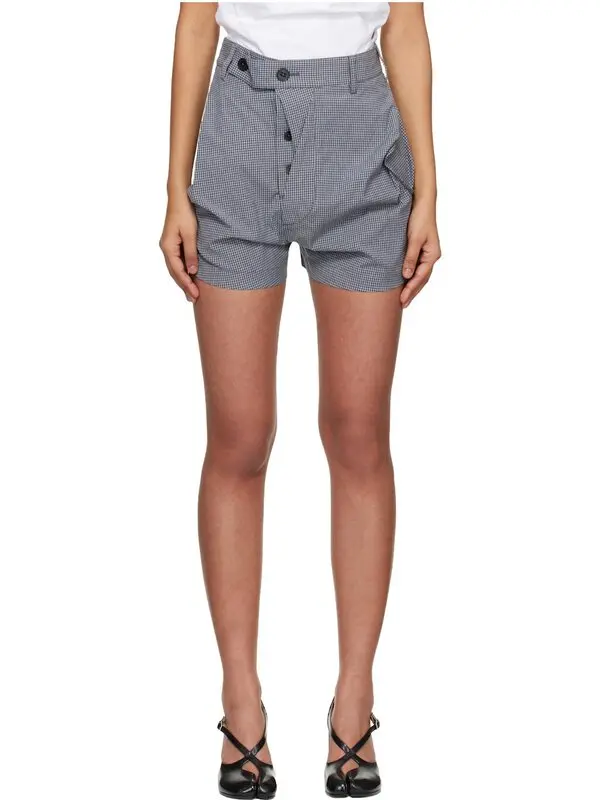 VIVIENNE WESTWOOD High-waisted Plaid Shorts - Multicolor
