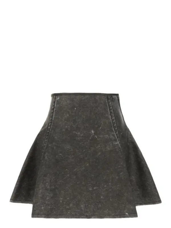 DIESEL® Erina Flared Mini Skirt - Black