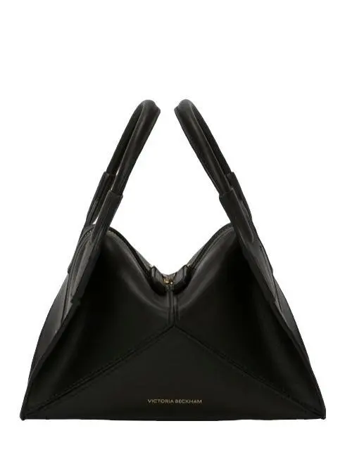 Victoria Beckham Leather Zip Shoulder Bag - Black