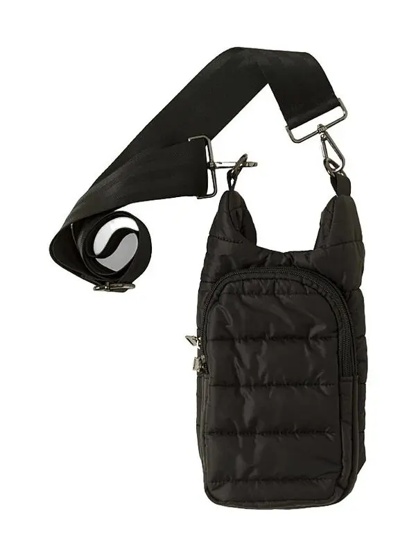 UNCOMMON GOODS Crossbody Water Bottle Bag - Black