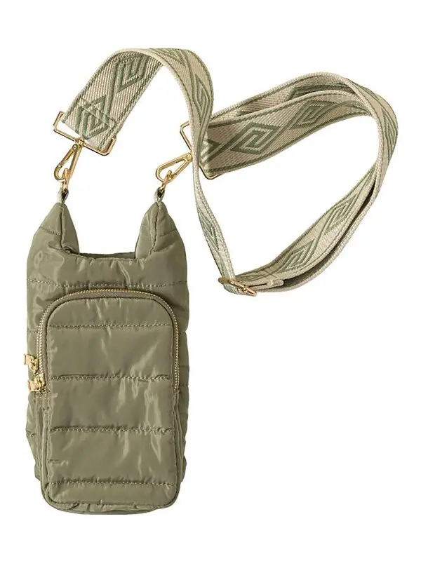 UNCOMMON GOODS Crossbody Water Bottle Bag - Sage