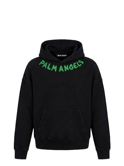 Palm Angels Cotton Hoodie - Brown