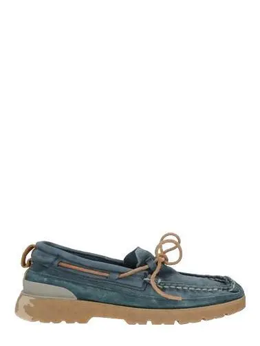 SATORISAN Slate Leather Loafers - Blue