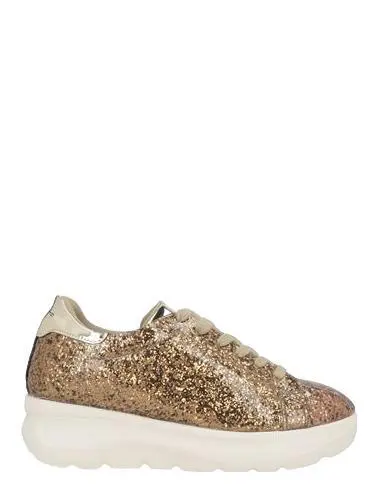 FORNARINA Textile Fibers Low-top Sneakers - Gold