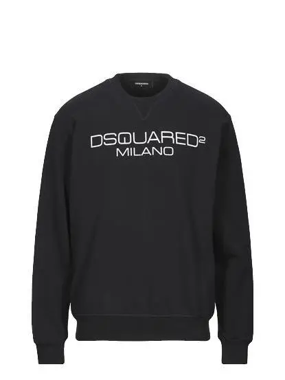 Dsquared2 Cotton Sweatshirt With Logo - Black