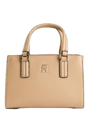 Tommy Hilfiger Polyurethane Tote Bag - Beige