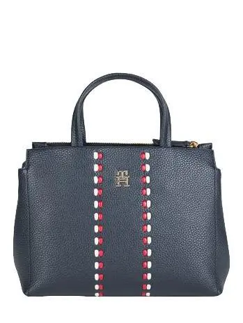 Tommy Hilfiger Midnight Polyurethane Tote Handbag - Blue