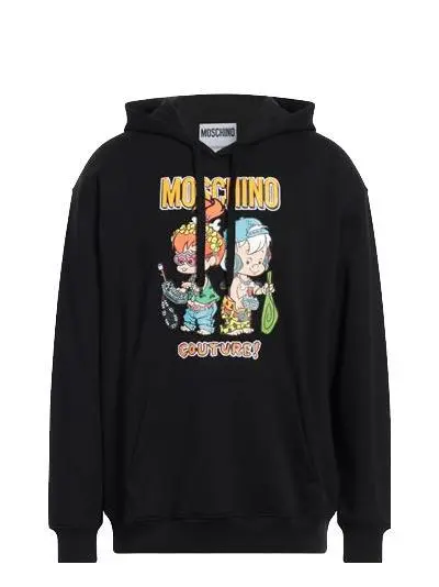 Moschino The Flintstones Organic Cotton Hoodie - Black