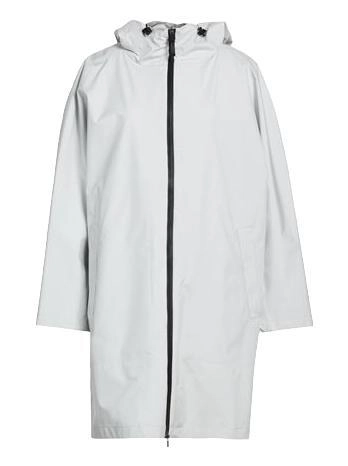 Herno Overcoat & Trench Coat In Light Polyester And Polyurethane - Grey