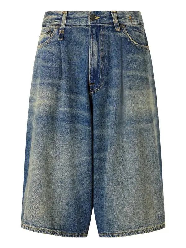R13 Jesse Denim Shorts - Blue