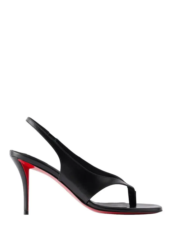 CHRISTIAN LOUBOUTIN Miss Z Infradita 80 Leather Sandals - Black