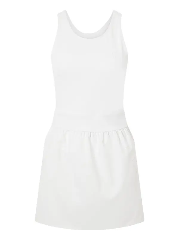 On Court Recycled Stretch Tennis Mini Dress - White