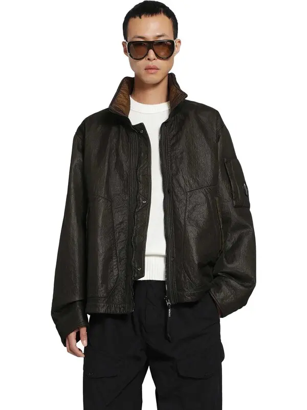 C.P. COMPANY Bi-face Medium Jacket - Green