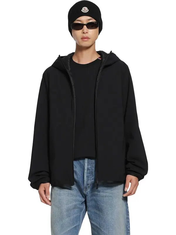 Moncler Ciampolin Hooded Down Jacket - Black