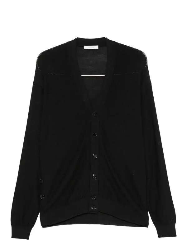 LEMAIRE Wool Blend Twisted Cardigan - Multicolor