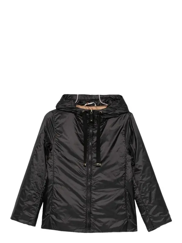 Max Mara The Cube Hooded Zip-up Coat - Multicolor