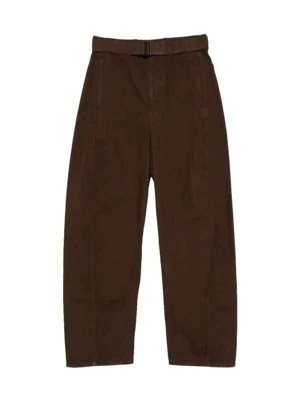 LEMAIRE Twisted Belted Trousers - Multicolor