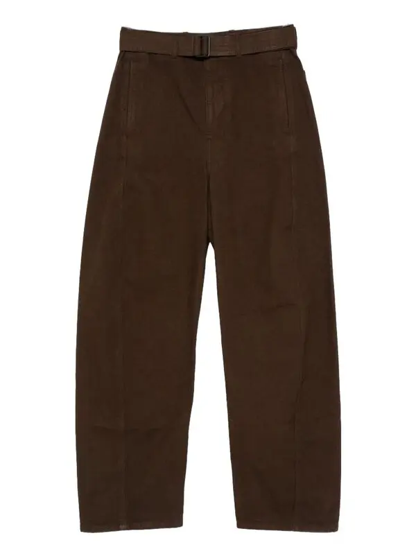 LEMAIRE Twisted Belted Trousers - Multicolor