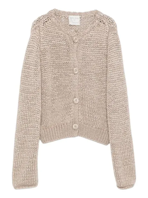 FORTE_FORTE Cashmere Blend Knitted Cardigan - Multicolor