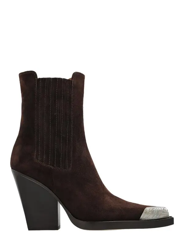 Paris Texas Dallas Suede Leather Boots - Multicolor