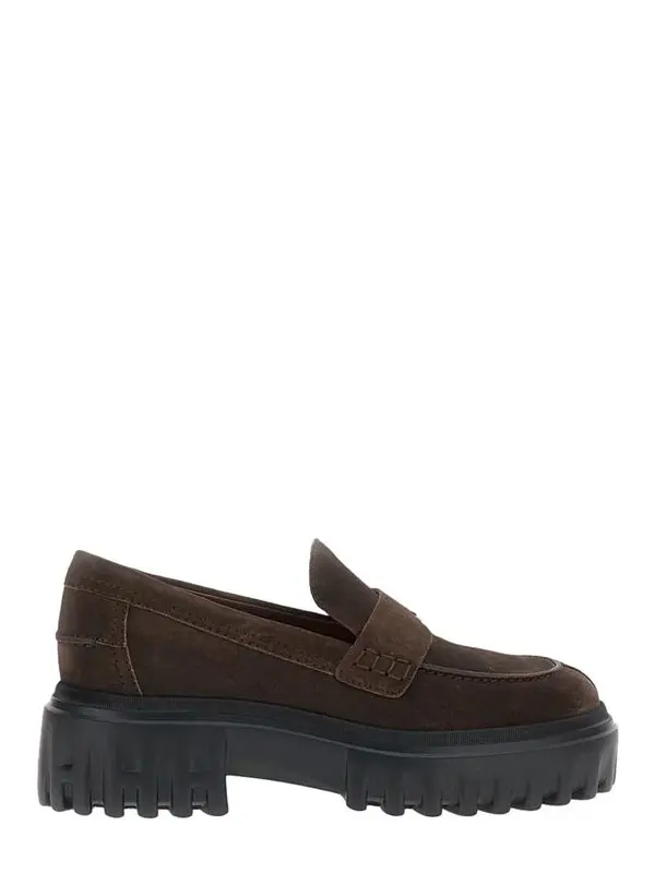 Hogan H700 Mocassino - Marrone