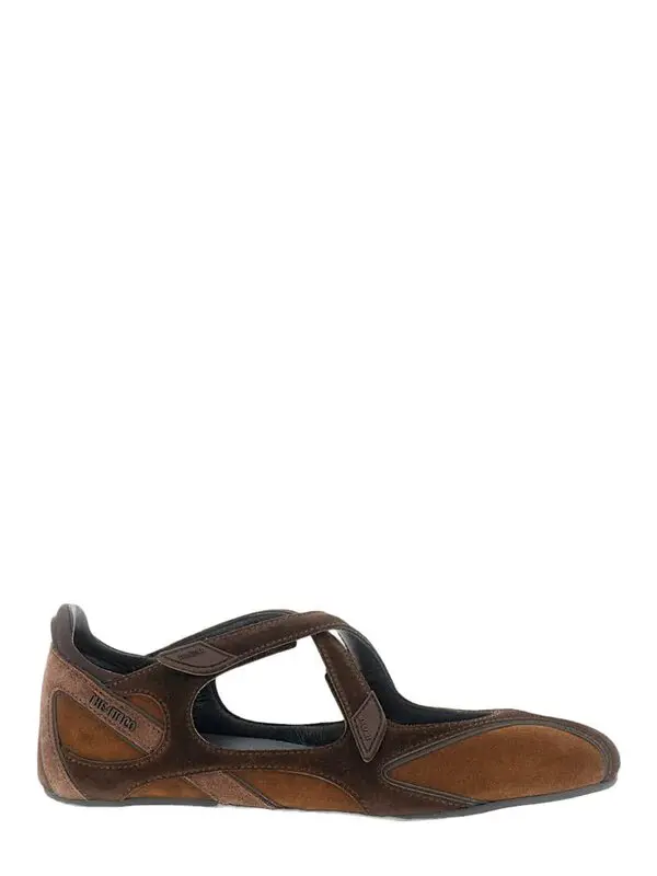 Attico Floor01' Ballerina Flat - Marrone