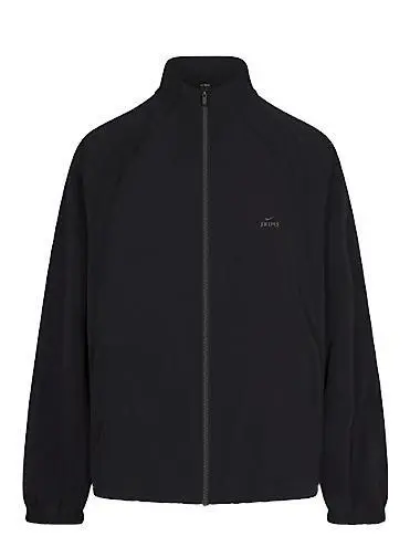 NIKESKIMS Nike X Skims Stretch Nylon Oversized Track Jacket - Obsidian