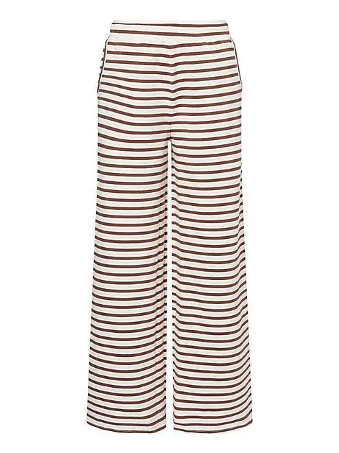 4TH & RECKLESS Liorra Striped-print Stretch-cotton Trousers - Muti