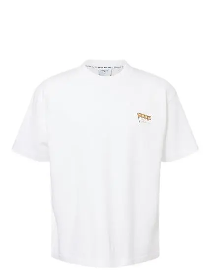 PERCIVAL Graphic Oversized Cotton-jersey T-shirt - White