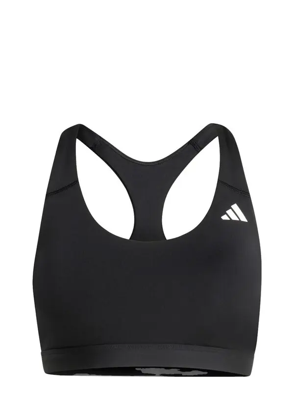 Adidas Optime Essentials Workout Medium Support Bra - Black