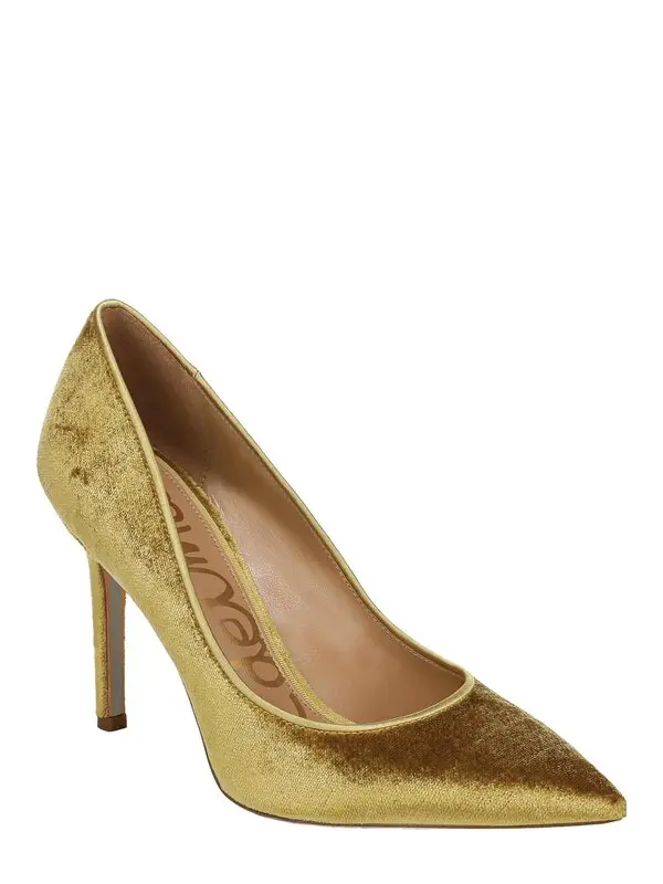 Sam Edelman Hazel Pointed Toe Stiletto Pump - Peridot