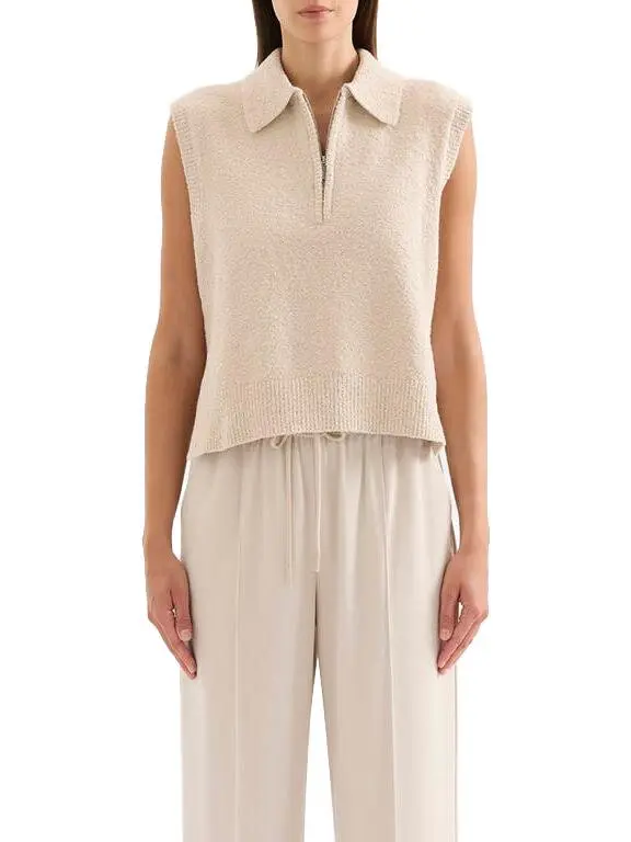 Nude Lucy Ordell Knit Vest Top - Buff