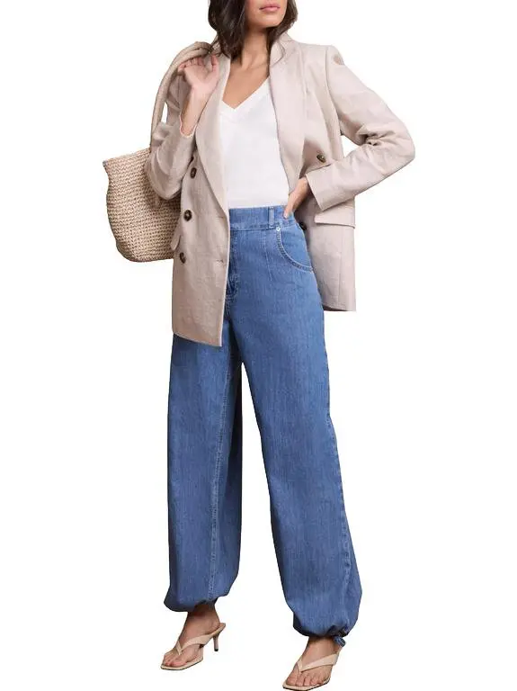 Mint Velvet Balloon Jeans - Blue