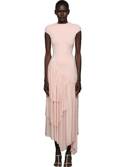 ET OCHS Elowen Knit Combo Dress - Blush