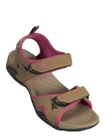 Mountain Warehouse Andros Sandals With Dual Touch Fastening - Brown