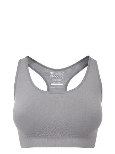 Mountain Warehouse Anti-chafe Seamless Sports Bra - Gray