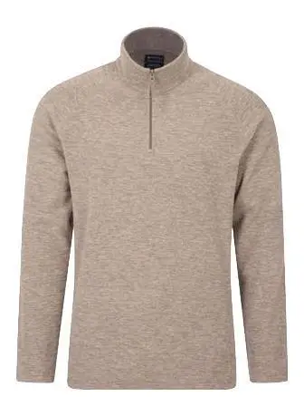 Mountain Warehouse Snowdon Ii Fleece Half-zip Top - Brown