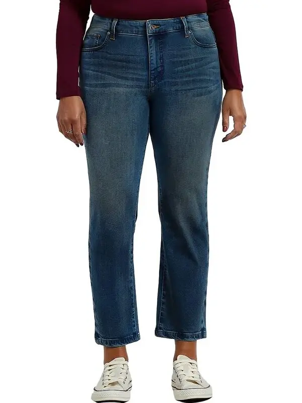 SLINK JEANS High Waist Ankle Skinny Jeans - Anouk