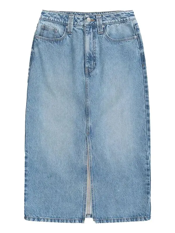 ANIMAL Denim Midi Skirt - Blue