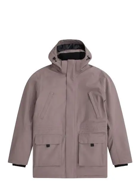 ANIMAL Jesper Logo Parka Jacket - Brown