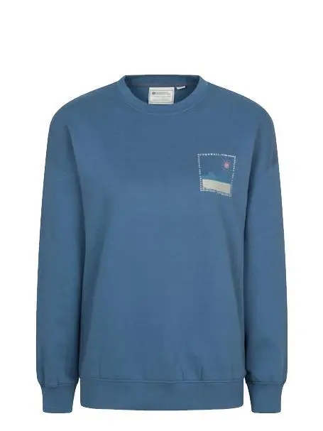 Mountain Warehouse Cornwall Graphic Sweatshirt - Blue