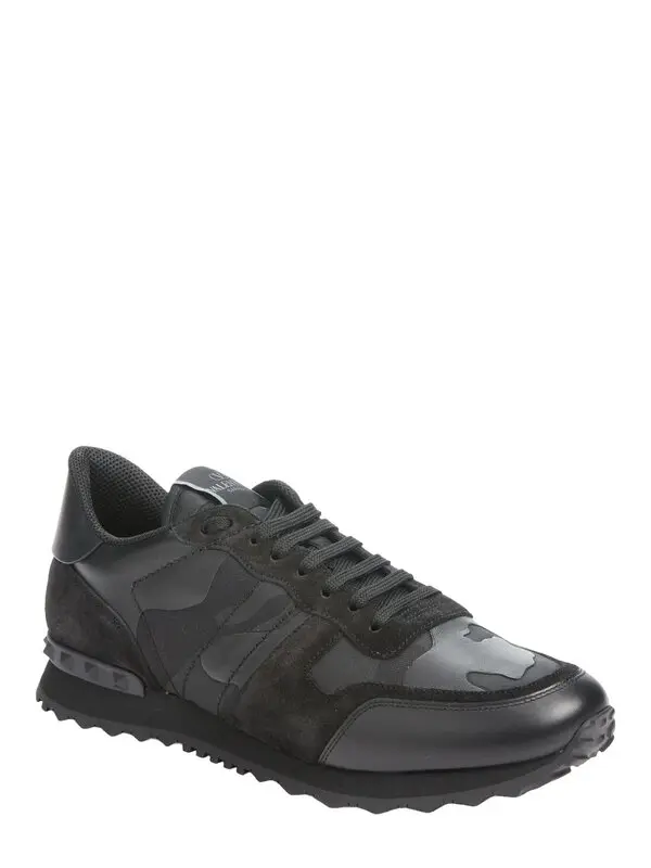 Valentino Garavani Rockrunner Sneakers - Black