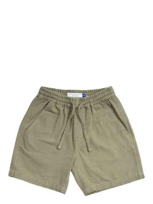 PETER MANNING NYC 6-inch Inseam Dock Shorts - Olive