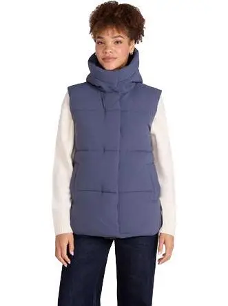 ANIMAL Oslo Padded Gilet With Hood - Blue