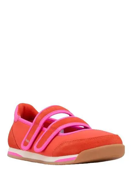 Keds® Revival Mary Jane Sneaker - Red/fuchsia