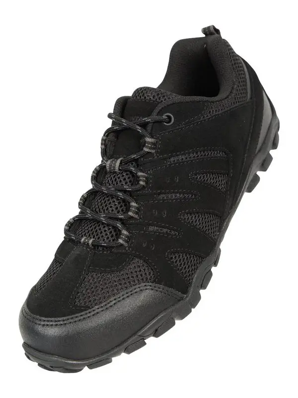Mountain Warehouse Suede Walking Shoes - Black